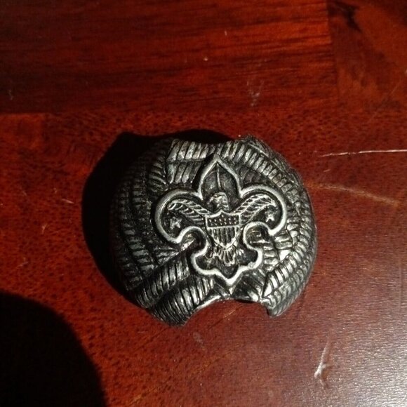 boy scouts | Other | Vintage Bsa Boy Cub Scouts Neckerchief Metal Slide ...